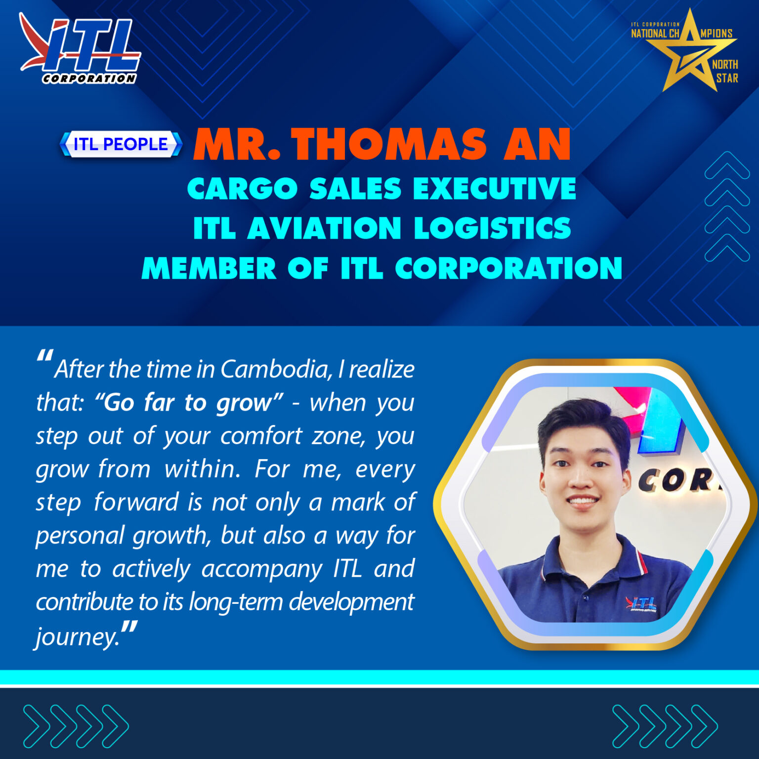 [ITL People] Mr. Thomas An - Cargo Sales Executive, ITL Aviation ...